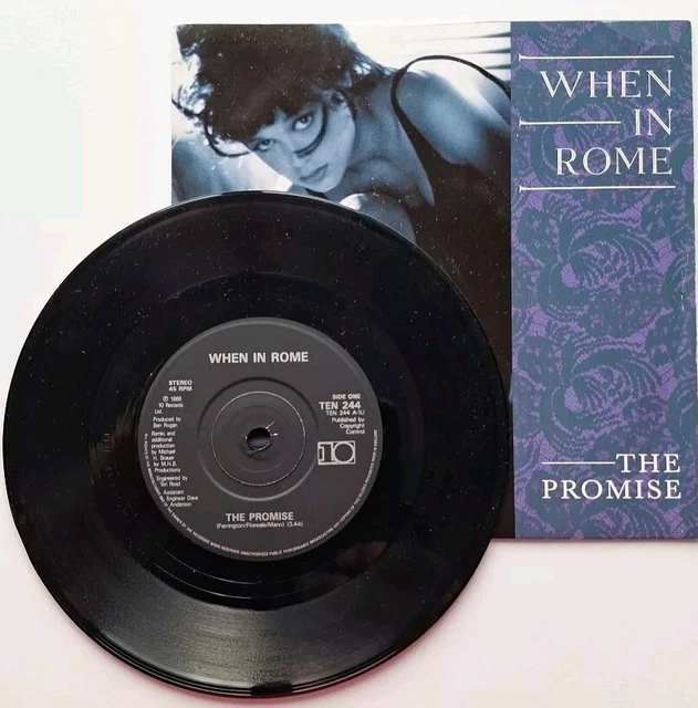 WHEN IN ROME&THE Promise" 1988 Synth Pop 10 Records UK 7"Single £9.99 ...