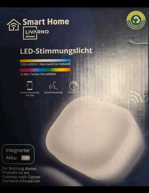 LIVARNO LUX SMART Home LED Stimmungslicht Zigbee mit integriertem Akku ...