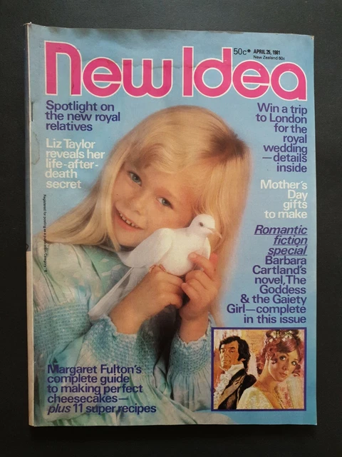 NEW IDEA - Vintage Australian Magazine April 25, 1981 PRINCESS DIANA ...