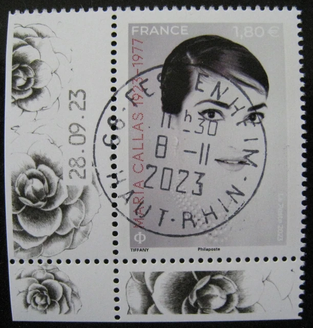 TIMBRE DE FRANCE 2023 Maria Callas - Timbre oblitéré daté EUR 3,00 ... TIMBRE DE FRANCE 2023 Maria Callas - Timbre oblitéré daté EUR 3,00 ...