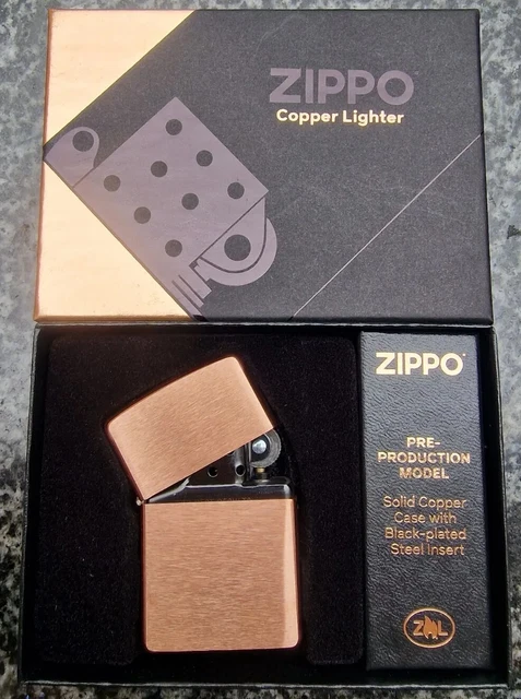 ZIPPO, SOLID COPPER 2022 Limited Run Pre-Production Model, Hand Finished Lighter £58.00 ...
