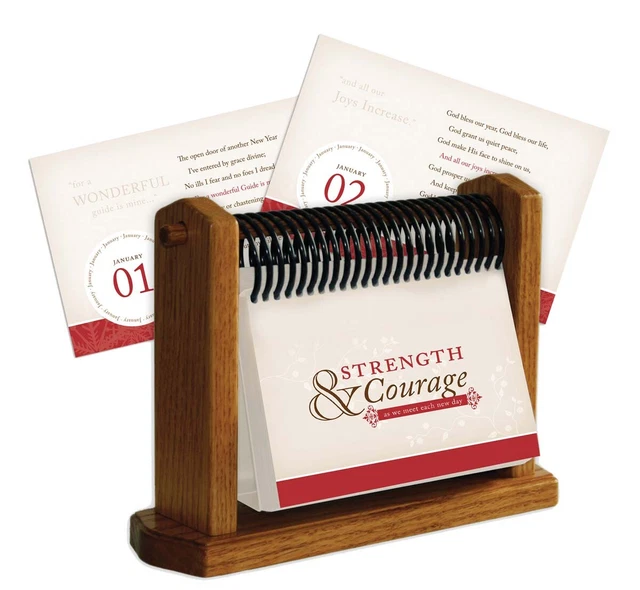 STRENGTH & COURAGE Perpetual Calendar V0022 $28.55 - PicClick CA