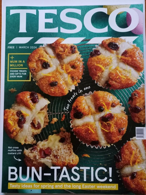 TESCO FOOD MAGAZINE March 2024 Magazine Easter Feasts Cook £3.84 ...
