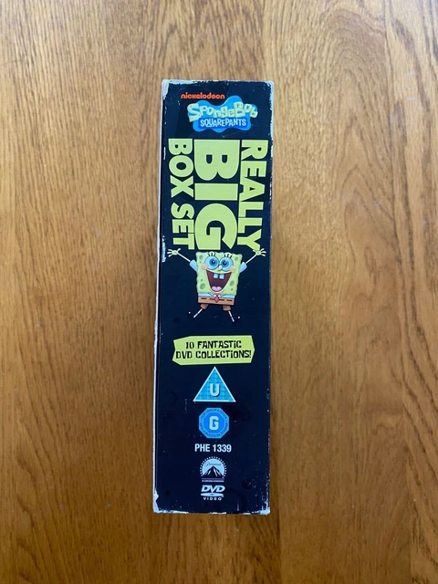 SPONGEBOB SQUAREPANTS REALLY Big Box Set 10x Disc £19.99 - PicClick UK