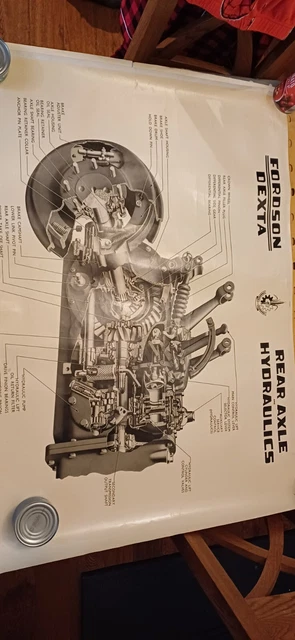 FORDSON DEXTA BACK End Poster . Fordson . Vintage Tractor . £80.00 ...