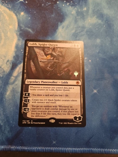 1X LOLTH, SPIDER QUEEN - Forgotten Realms - MTG - Magic the Gathering ...