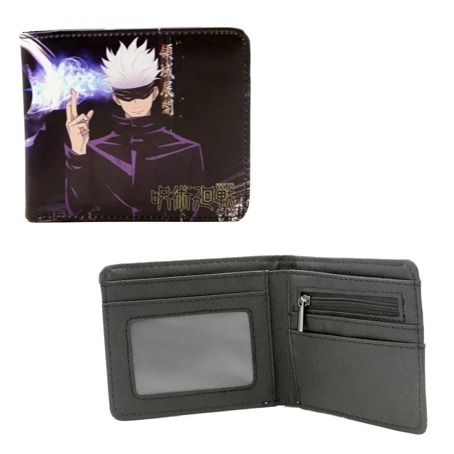 NEW SATORU GOJO Infinite Void JUJUTSU KAISEN BiFold Wallet Credit Card ...