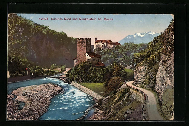 AK BOZEN, SCHLOSS Ried und Runkelstein EUR 5,00 - PicClick DE