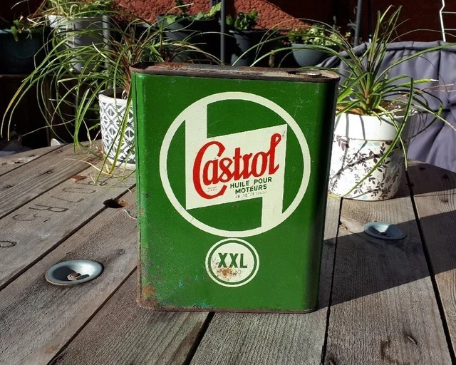 ANCIEN BIDON HUILE métal Castrol ou Antar vintage Attention Bouchon coupé EUR 19,90 - PicClick FR