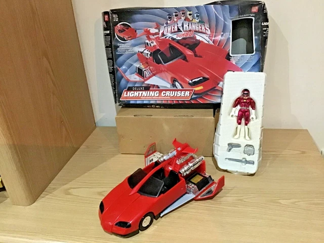POWER RANGERS TURBO Deluxe Lightning Cruiser + Figure in Box Bandai ...