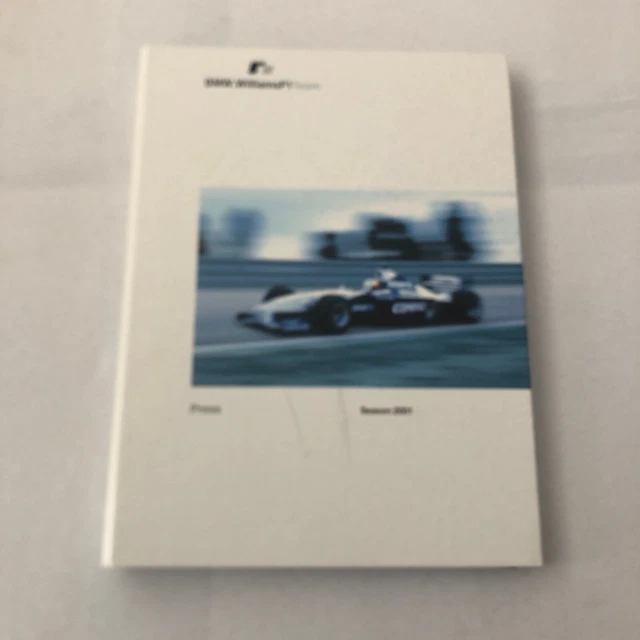 2001 BMW WILLIAMS F1 Team Press Kit Brochure Ralf Schumacher Juan Pablo ...