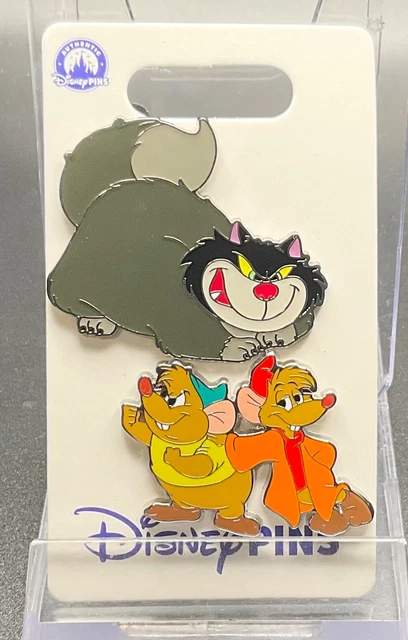 DISNEY 2025 CINDERELLA Lucifer and Jaq and Gus OE Pin Set $54.37 ...
