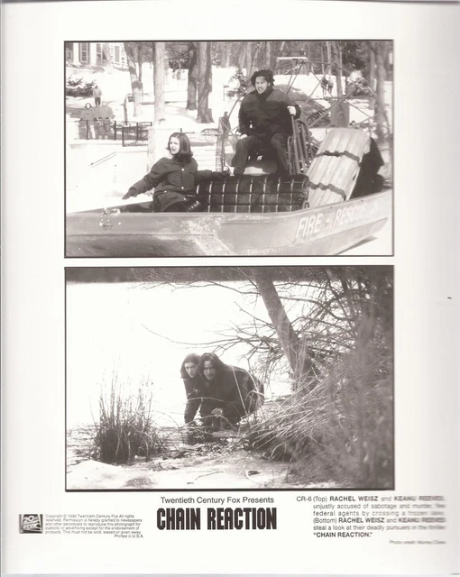 PF CHAIN REACTION ( Keanu Reeves , Rachel Weisz ) EUR 2,99 - PicClick FR