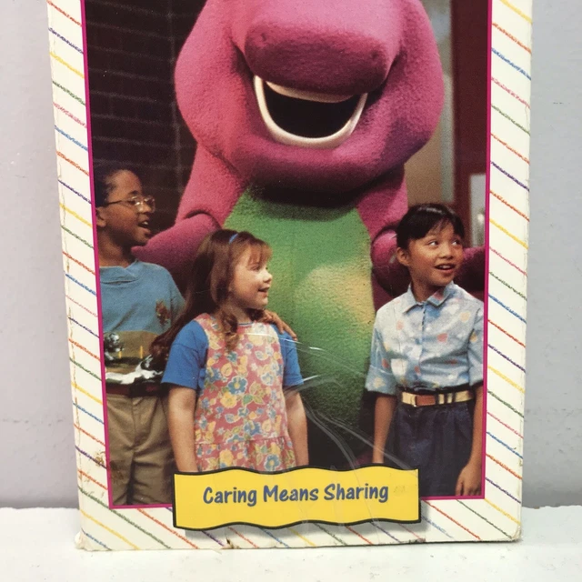 BARNEY & FRIENDS Caring Means Sharing VHS Tape Video Time Life BUY 2 ...