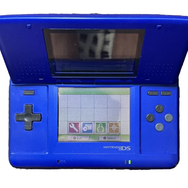 NINTENDO DS ORIGINAL NTR-001 Cobalt Blue Console With USB Charger ...