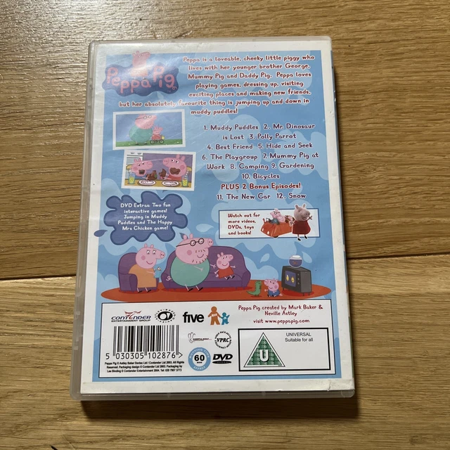 PEPPA PIG: MUDDY Puddles (DVD, 2003) 10 Episodes + 2 Bonus £0.99 ...