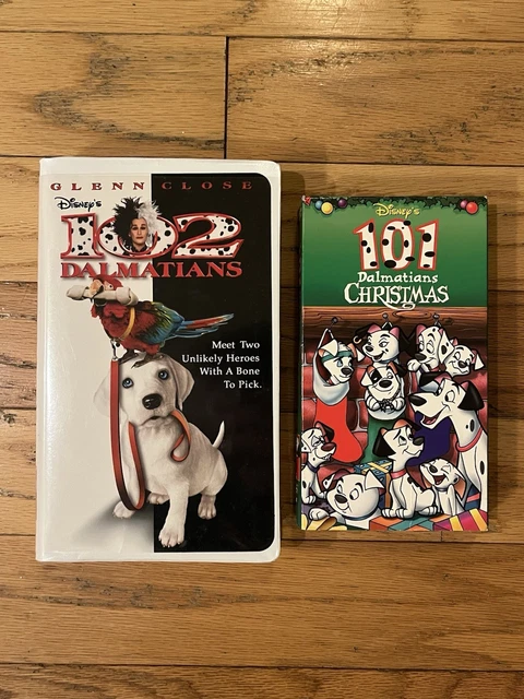 Lot 2 Disney Vhs Movies 101 Dalmatians Christmas And 102 Dalmatians 0737
