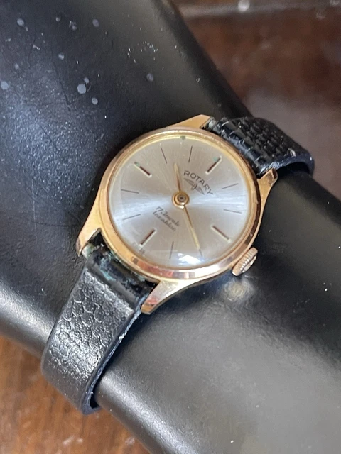 ROTARY INCABLOC 17 Jewels Swiss Mechanical Gold Plated Ladies Watch £85.00 - PicClick UK