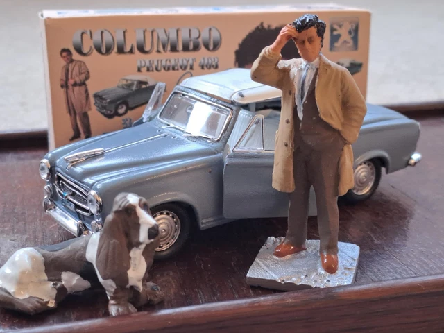 COLUMBO - WELLY Peugeot 403 - Code 3 model c/w hand-painted Columbo ...
