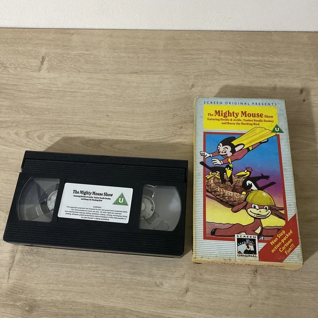 THE MIGHTY MOUSE Show - VHS Video RARE Cartoon Vintage Free Uk P&P £12. ...