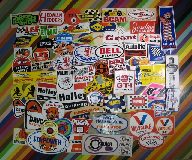VTG 1970S 1980S Auto Rod Racing sticker - Amalie Baker Crowerods + $38. ...