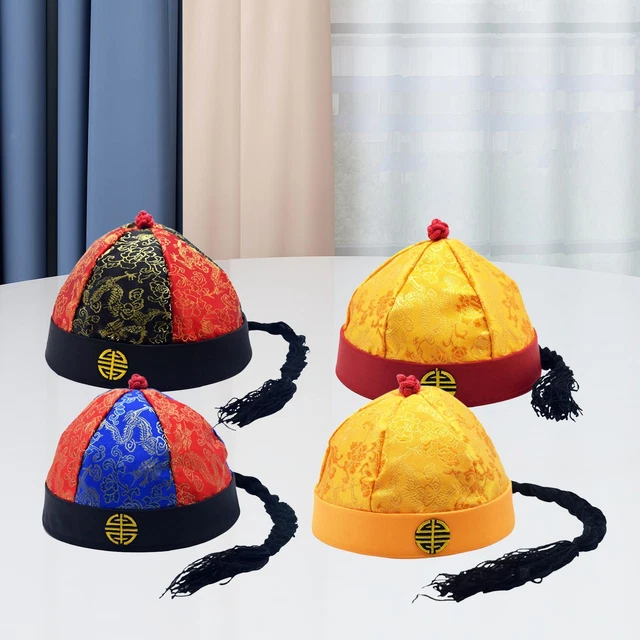 CHINESE ORIENTAL HAT Prince Hat Mandarin Asian Hat Headwear Emperor Hat ...