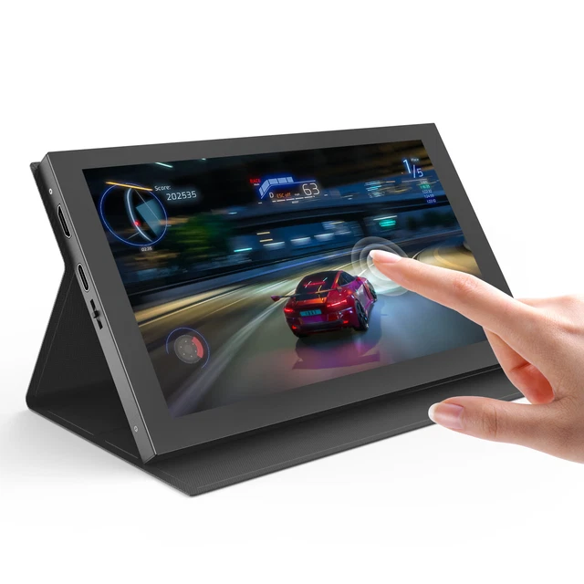 7IN MINI HDMI Monitor IPS Capacitive LCD Display 1024x600 Fr Raspberry ...