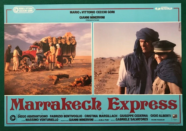 FOTOBUSTA ORIGINALE Marrakech Express Salvatores Diego Abatantuono Bentivoglio EUR 30,00 ...