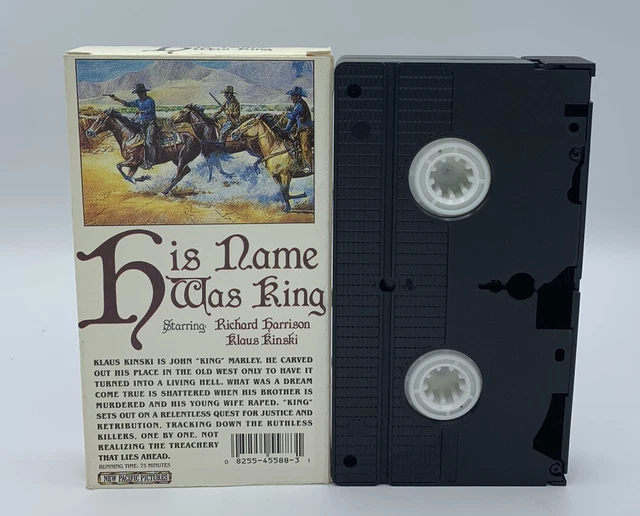 VHS: HIS NAME Was King: 1971 Klaus Kinski, Richard Harrison rare western EUR 8,07 - PicClick DE