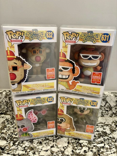 FUNKO POP THE BANANA SPLITS Complete Set 2018 Summer Convention w ...