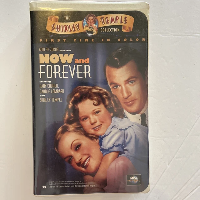 NOW AND FOREVER (VHS,1996,Clamshell) Gary Cooper, Carole Lombard, Shirley Temple £3.60 - PicClick UK