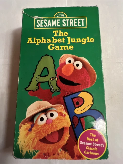 SESAME STREET - The Alphabet Jungle Game (VHS, 1998) EUR 3,27 - PicClick DE