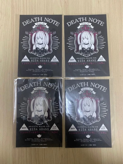 DEATH NOTE SILVER Cat Cafe Misa Cartolina Set 4 Nuovo Anime Regalo ...
