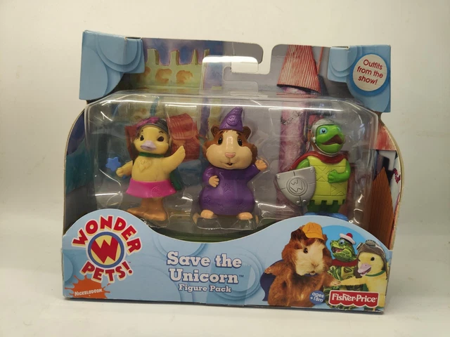 NICK JR NICKELODEON Wonder Pets Save the Unicorn Figure Pack Wizard ...
