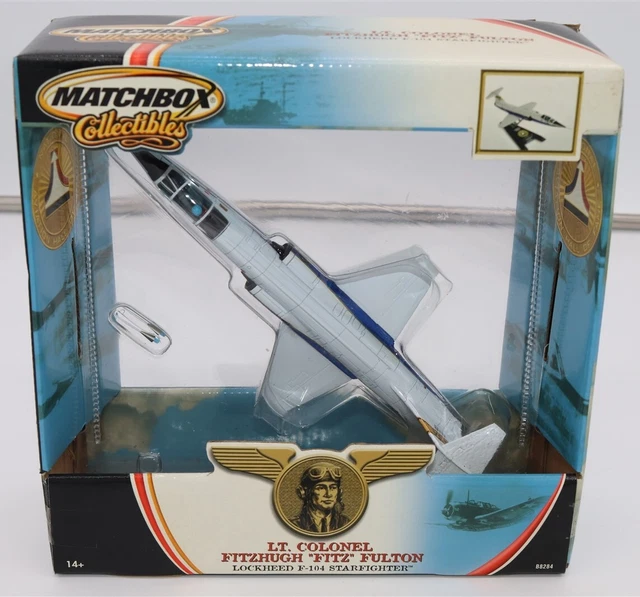 MATCHBOX COLLECTIBLE LT. Colonel Fitzhugh fitz Fulton Lockheed F-104 ...