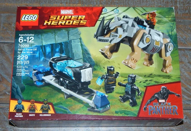 LEGO MARVEL SUPER Heroes 76099 Rhino Face-Off by the Mine - NEUF EUR 31 ...