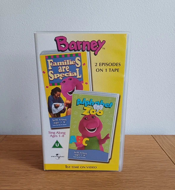 BARNEY FAMILIES ARE Special / Alphabet Zoo - 2 Episodes On 1 - Vhs ...