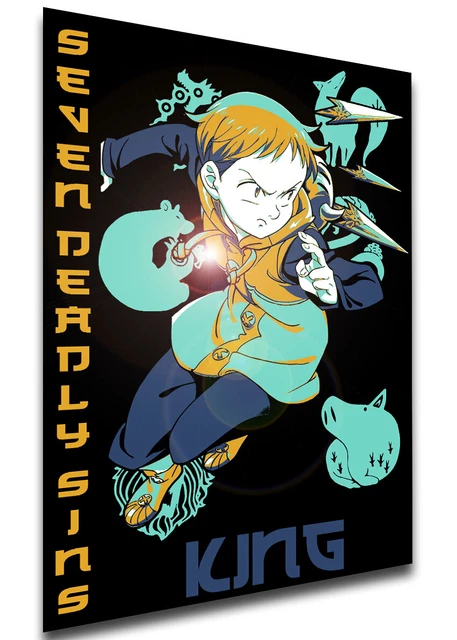 POSTER JAPANESE STYLE - The Seven Deadly Sins - King Variant LL3829 EUR ...