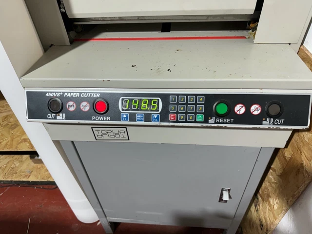 ELECTRIC PAPER CUTTER / Guillotine 450 VS+ £500.00 - PicClick UK
