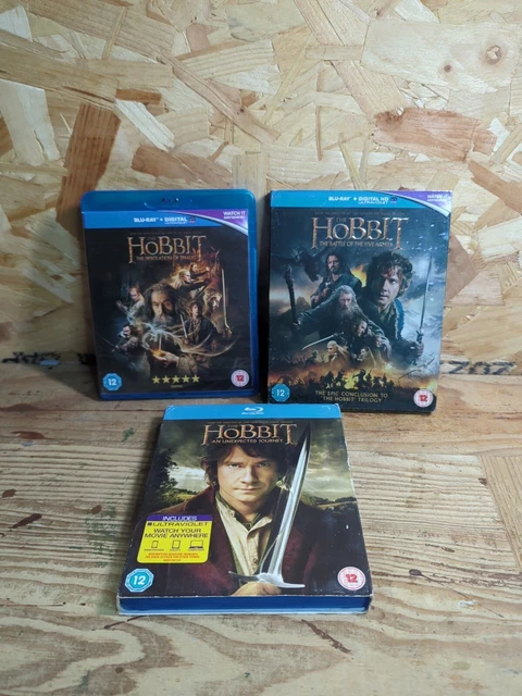THE HOBBIT TRILOGY - Blu-ray UV Movie Collection £20.00 - PicClick UK