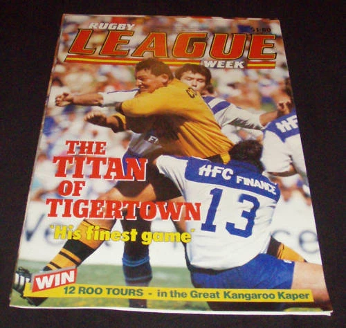 RUGBY LEAGUE WEEK Newspaper/Magazine Vol 17 No 3 1986 £20.00 - PicClick UK