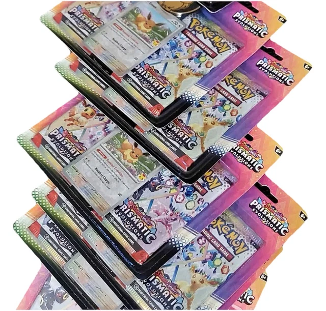 POKÉMON TCG SCARLET & Violet Prismatic Evolutions Blister 2 Pack X 2 -4 ...