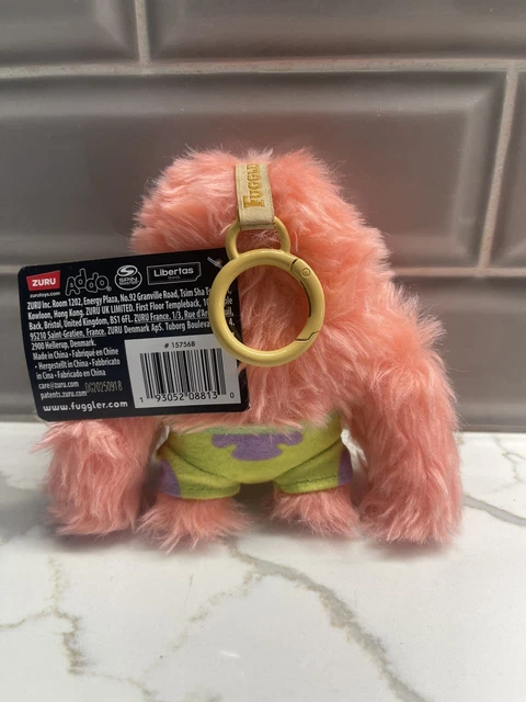 FUGGLER X SPONGEBOB Squarepants Keychain Plush PATRICK STAR 5” FREE ...