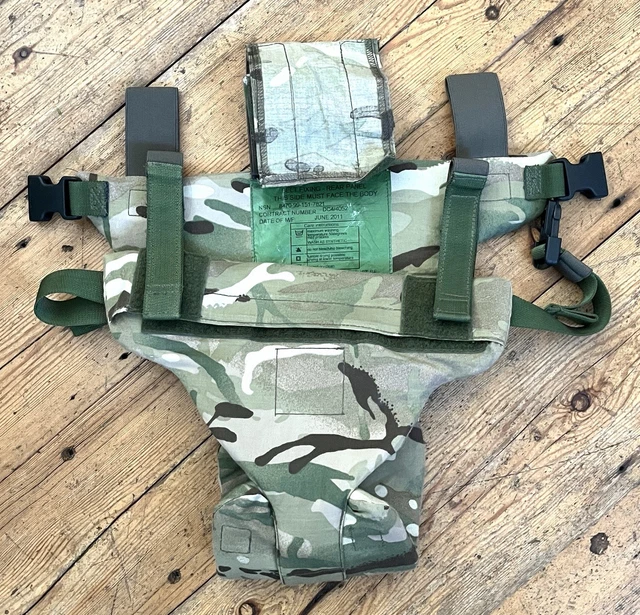 BRITISH MILIARY MTP Camo Virtus Body Armour Pelvic Protection with ...