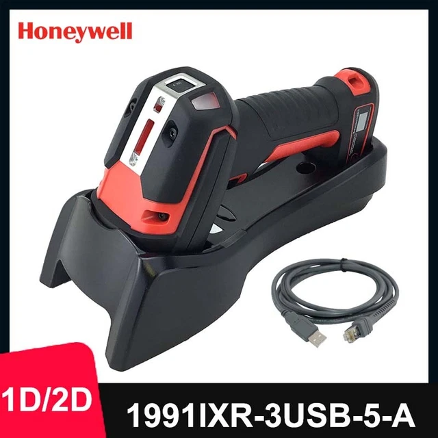 HONEYWELL 1991IXR-3USB-5-A ULTRA-RUGGED 2D USB Wireless Barcode Scanner w/ Base EUR 646,06 ...