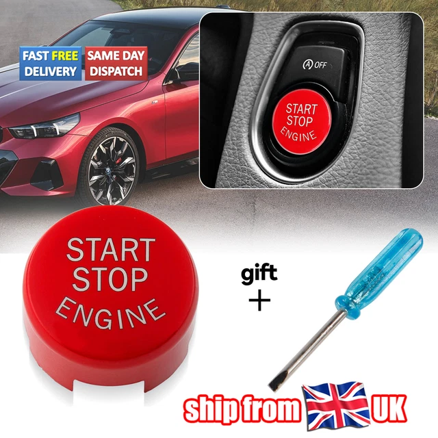 RED ENGINE START Stop Push Button Fit For Bmw 1 2 3 4 5 Series F10 F20 ...