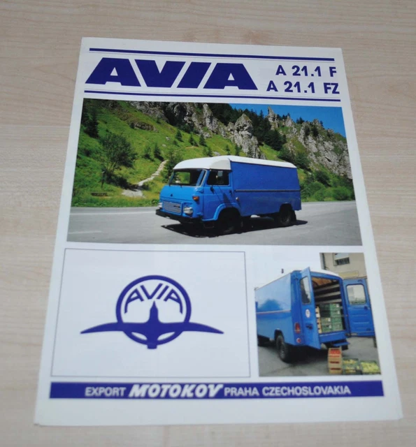 AVIA A21 VAN Truck Brochure Prospekt Prospectus RU DE ENG CZ SP FR £8.02 - PicClick UK