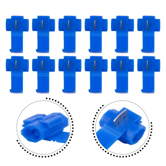 PREMIUM QUALITY 100PCS Blue Electrical Wire Connectors for Quick ...