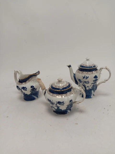 VINTAGE BOOTHS REAL Old Willow Tea Set - 2 x Teapot and a Jug £11.00 ...