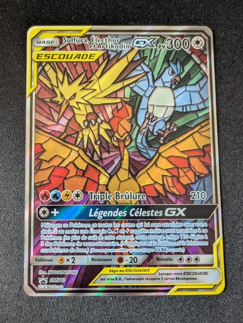 Carte Pokémon Promo Sulfura électhor Et Artikodin Gx Sm210 Fr Eur 35